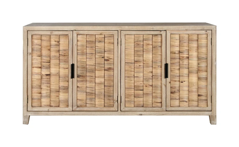 Buffet abeto fibra natural 150x40x82 cm - Mon Deco Shop